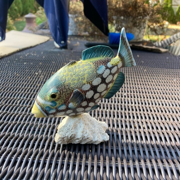 John J Madison & Co. | Accents | John J Madison Co Wood Carved Fish ...